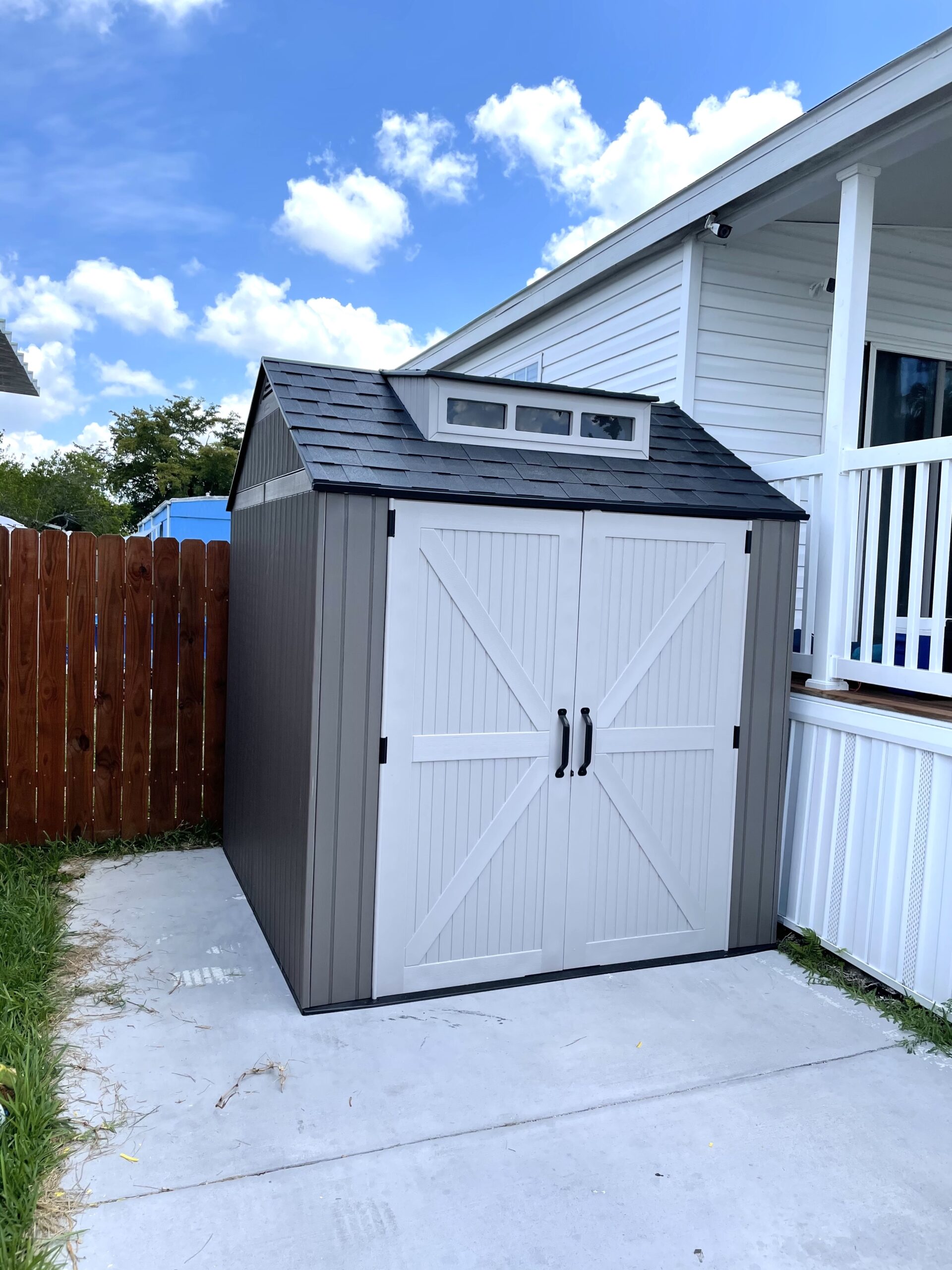 Outdoor Storage – Install your stuff